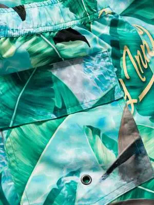 BLUE SKY INN Dolphin-print Swim Shorts