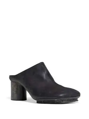 UMA WANG Block-heel Leather Mules