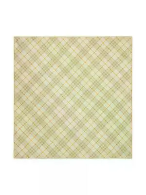 Burberry Checked Silk Scarf