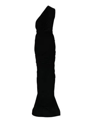 Rick Owens One-shoulder Draped Gown