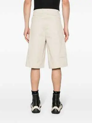 Neil Barrett Mid-rise Chino Shorts - Neutrals