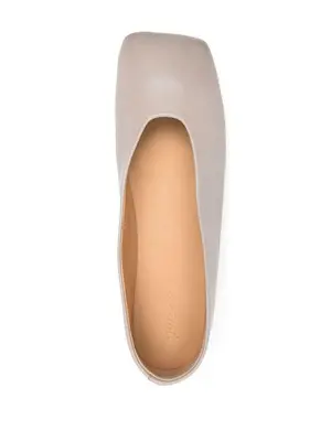 Marsèll Coltellaccio Leather Ballerinas - Grey