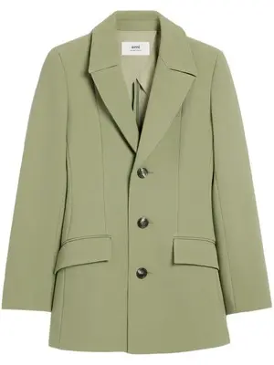 AMI Paris Single-breasted Wool Jacket