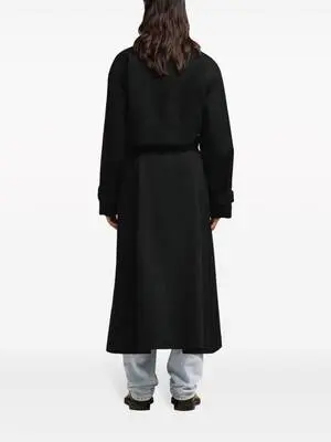 AMI Paris Belted Cotton Trench Coat