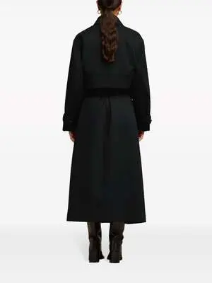 AMI Paris Belted Cotton Trench Coat