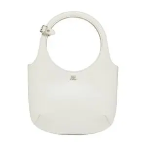 COURREGES Courreges Leather Shoulder Bag - Off-white