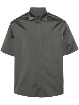 Neil Barrett Short-sleeve Cotton Blend Shirt