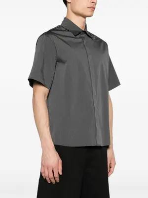 Neil Barrett Short-sleeve Cotton Blend Shirt