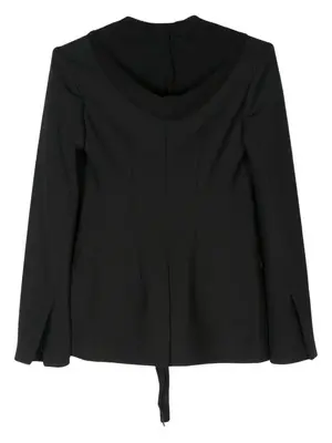 NENSI DOJAKA Tie-fastening Hooded Blazer