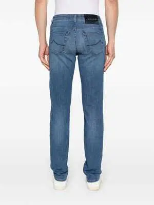 Jacob Cohen Bard Mid-rise Slim-fit Jeans - Blue