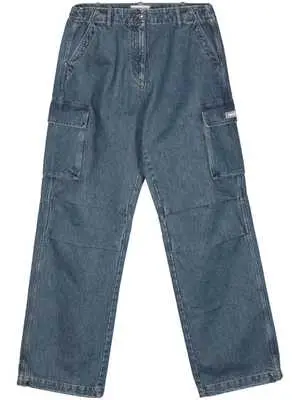Coperni Wide-leg Cargo Jeans - Blue