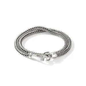 John Hardy Double Wrap 4.5mm Chain Bracelet - Sterling Silver