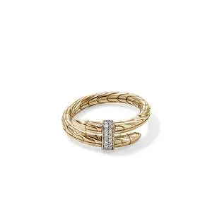 John Hardy Spear Diamond Ring - Gold