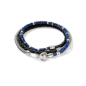 John Hardy Heishi Chain Wrap Bracelet
