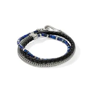 John Hardy Heishi Chain Wrap Bracelet
