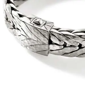 John Hardy Hammered Wide Bracelet