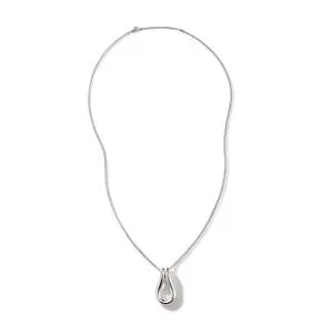 John Hardy Surf Pendant Necklace - Sterling Silver