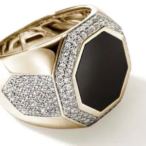 John Hardy Signet Ring In 14k Yellow