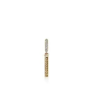 John Hardy Initial Pendant With Diamonds - Gold