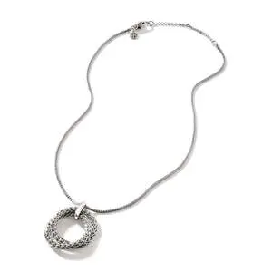 John Hardy Soft Chain Pendant Necklace - Silver