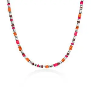 John Hardy Colorblock Choker Necklace - Silver