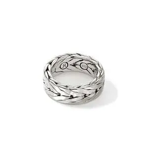 John Hardy Hammered Ring - Sterling Silver