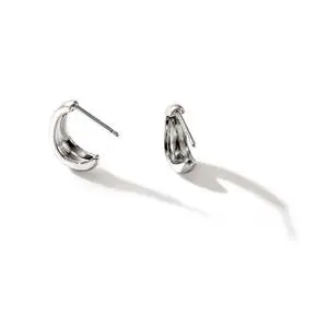 John Hardy Surf J Hoop Earrings 15.5mm