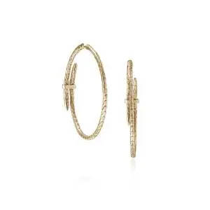 John Hardy Spear Hoop Earrings