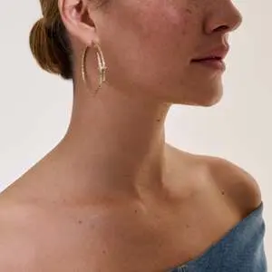 John Hardy Spear Hoop Earrings