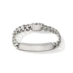 John Hardy Id Curb Bracelet 11mm - Sterling Silver