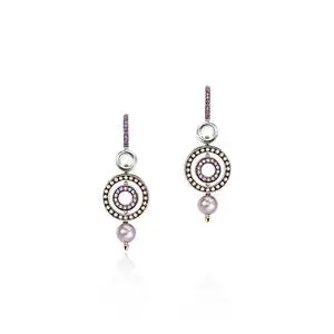 John Hardy Moon Door Earrings - Silver