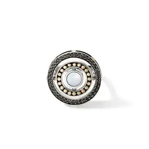 John Hardy Moon Door Ring In Sterling And 18k Gold