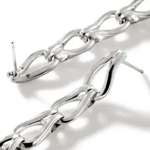 John Hardy Surf Link Earrings