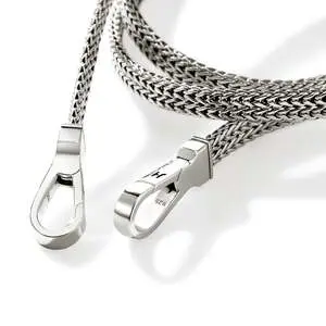 John Hardy Flat Chain Triple Wrap Bracelet