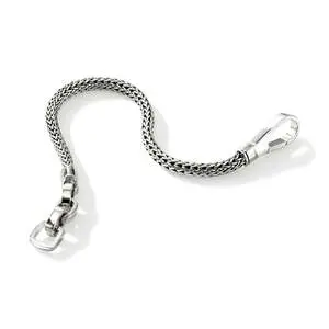 John Hardy Hook Clasp Chain Bracelet 5mm - Sterling Silver
