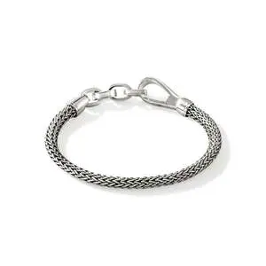 John Hardy Hook Clasp Chain Bracelet 5mm - Sterling Silver