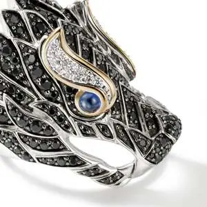 John Hardy Naga Saddle Ring - Silver
