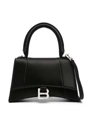 Balenciaga Small Hourglass Tote Bag - Black