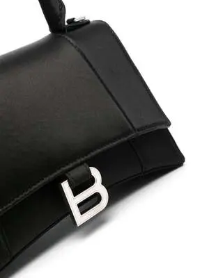 Balenciaga Small Hourglass Tote Bag - Black
