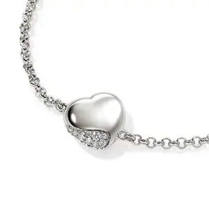 John Hardy Pebble Heart Bracelet