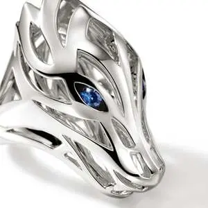 John Hardy Naga Saddle Ring - Sterling Silver
