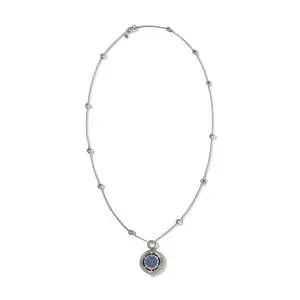 John Hardy Moon Door Necklace Pav - Sterling Silver