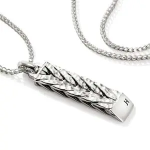 John Hardy Hammered Pendant Necklace
