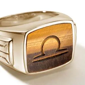 John Hardy Carved Signet Ring