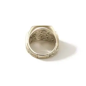 John Hardy Carved Signet Ring