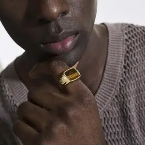John Hardy Carved Signet Ring