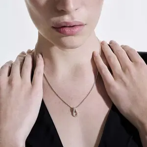 John Hardy Sterling Surf Pendant Necklace With Diamonds