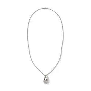 John Hardy Pebble Pendant Necklace With Diamonds - Sterling Silver