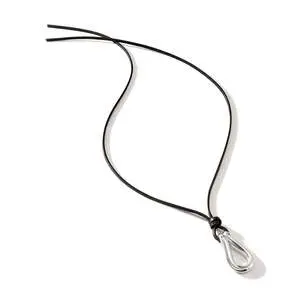 John Hardy Surf Pendant Necklace In Sterling