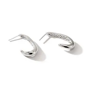 John Hardy Surf J Hoop Earrings